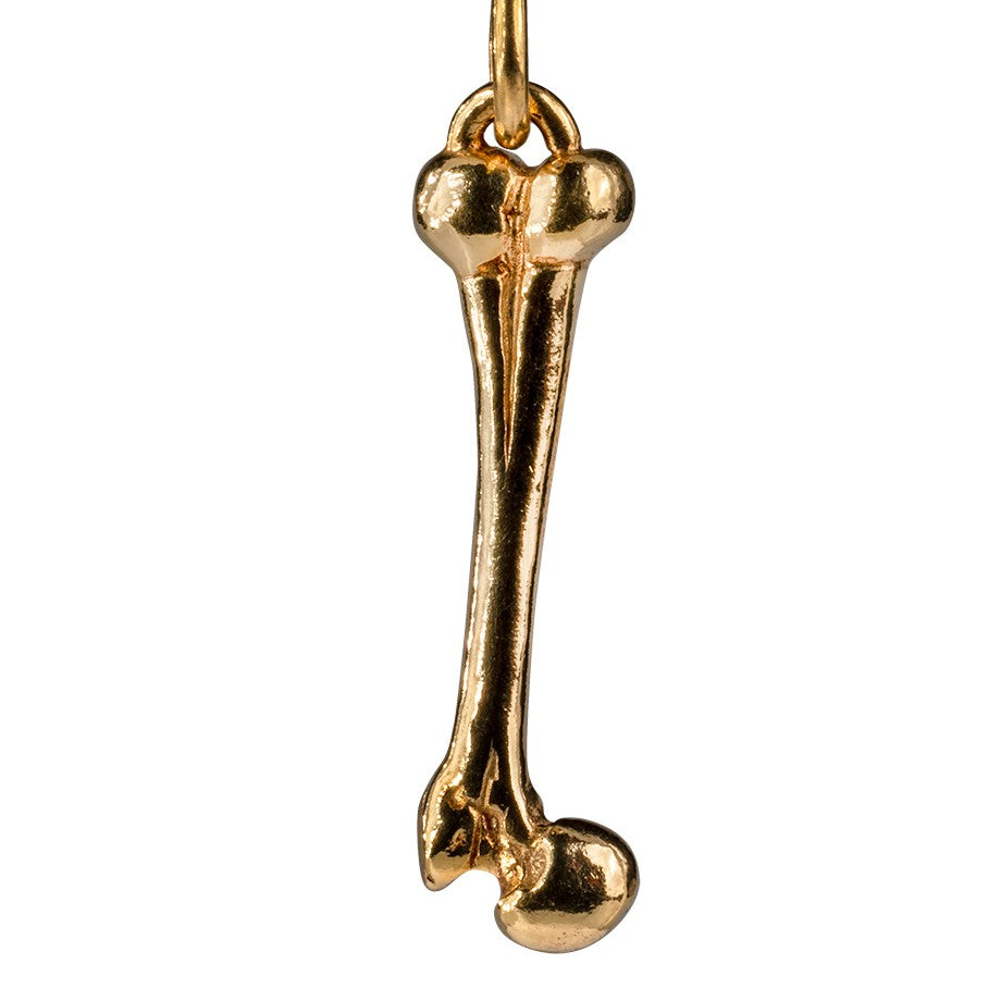 Gold Bone Necklace | 18 Carat Gold | Duxford Studios UK